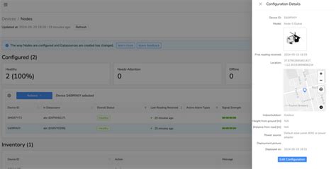 Node Management On Dashboard