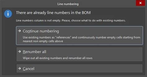 Line Numbering Altium Designer Technical Documentation