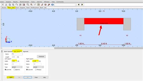 Different Stirrup Distribution When Comparing Required And Provided Concrete Beam Reinforcement