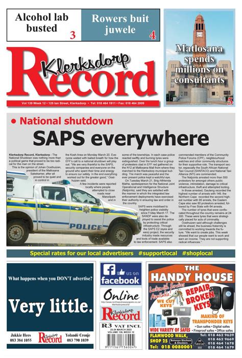 Klerksdorp Record March 24 2023 Digital
