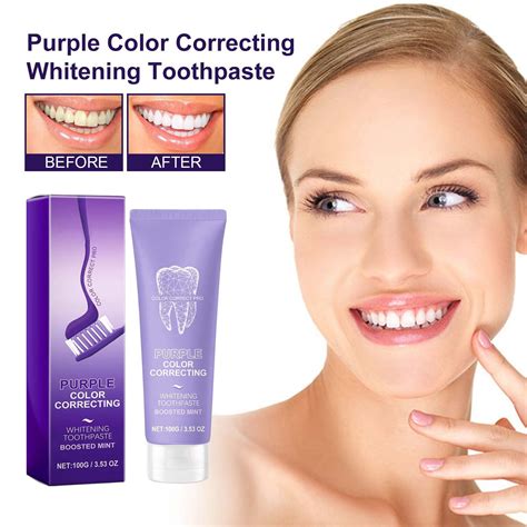 Lpsstore Oralhoe Purple Bright White Toothpaste Double Mint Purple