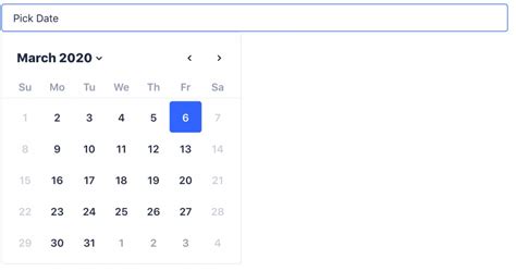 React Native Ui Kitten Datepicker Example React Native Master