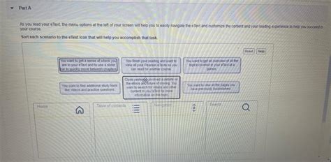 As You Read Your EText The Menu Ophons At The Left Chegg