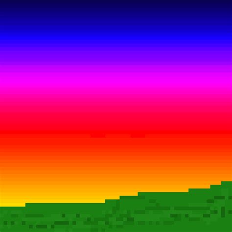 A Sunset Pixel Art