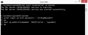 Reset A Lost Or Forgotten Sa Password Sqlrx