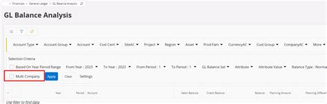 Gl Balance Analysis Voucher Information Ifs Community