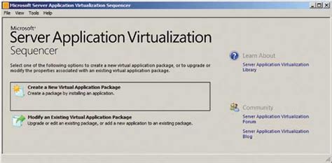 Microsoft Application Virtualization Sequencer File Extension