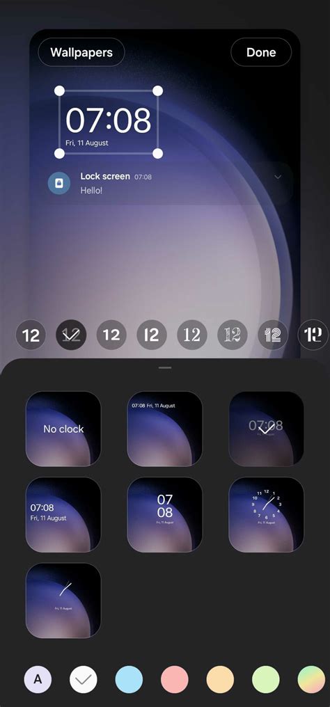 Samsung One Ui 61 To Have Unlimited Font Options For Lock Screen Clock