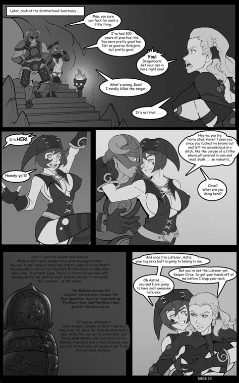 Rule 34 Assassin Astrid Skyrim Babette Skyrim Circe Comic Dark Brotherhood Dark Sisterhood