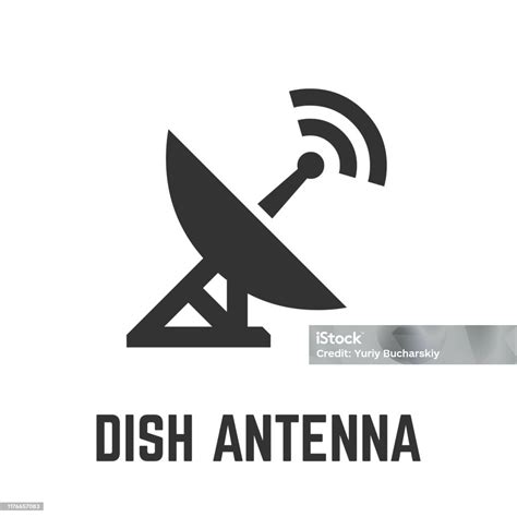 포물선 위성 통신 방송 장치와 접시 안테나 아이콘 수신 및 전송 피드 혼 및 무선 신호 기호 안테나에 대한 스톡 벡터 아트 및 기타 이미지 Istock