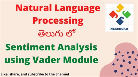 sentiment analysis using vader nlp in telugu youtube