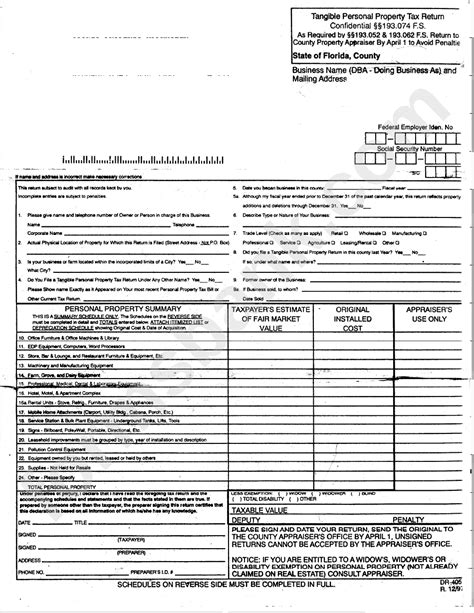Stafford County Personal Property Tax Form