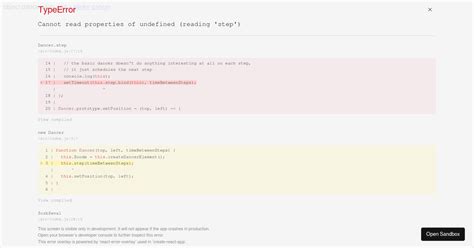 DanceParty Codesandbox