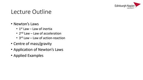 SOLUTION Lecture Newtons Laws Studypool