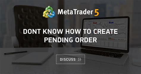 Dont Know How To Create Pending Order Take Profit Mql4 And Metatrader 4 Mql4 Programming Forum