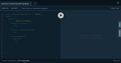 Tinymedical Graphql Api Codesandbox