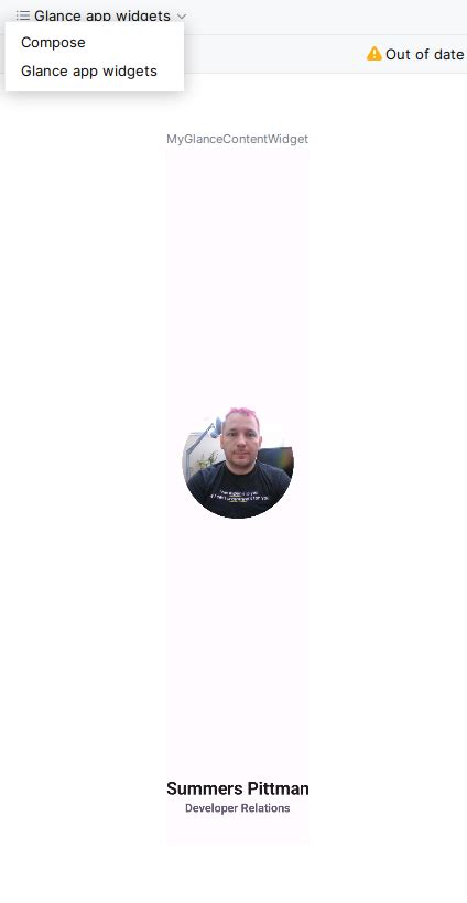 Android Is It Possible To Write Ui Testspreview With Glance Compose Stack Overflow