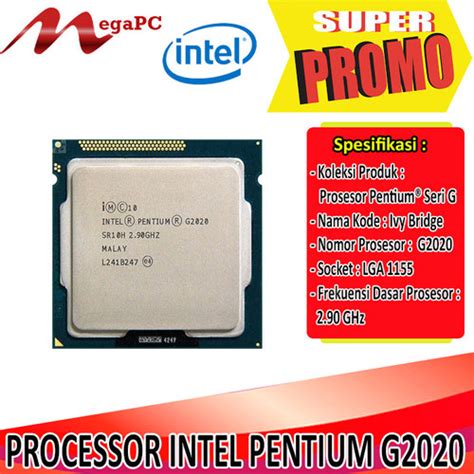 Jual Promo Processor Pentium G2020 2 90ghz Untuk Lga 1155 Ivybridge Gen 3 G2030 Kota