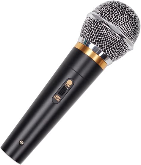 Racbubei Dynamic Vocal Microphone For Karaoke Speaker Wired Handheld Mic With On And