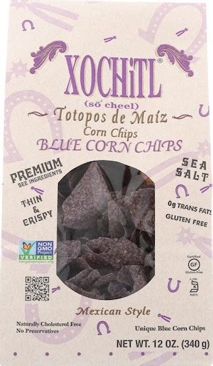 Xochitl Tortilla Chips Organic Blue Corn