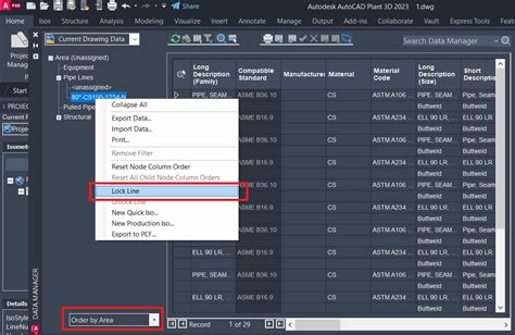 lock line and issue feature to 3d model lines not syncing back to