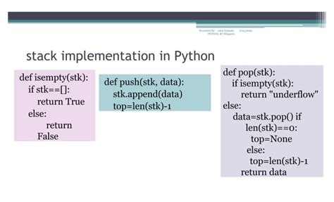 Data Structure In Pythonpptx For Reference Ppt
