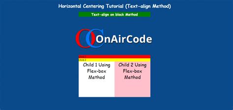 How To Horizontally Align Center A Div Using Css Onaircode