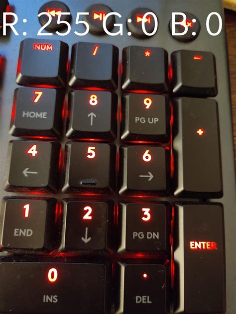 A Key Lighting Up In A Different Colour On G815 R Logitechg