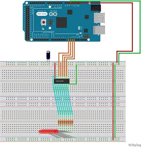 how to shift binary into a shift register serial in parallel out sequentially programming