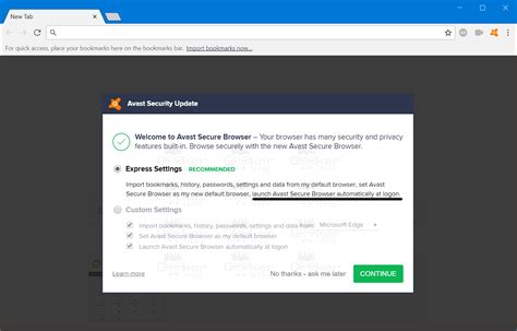 fix avast secure browser automatically open when computer starts