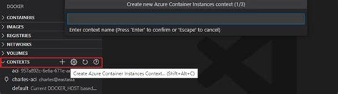 I Can T Add Docker Contexts Via VS Code Because The Button Is Missing