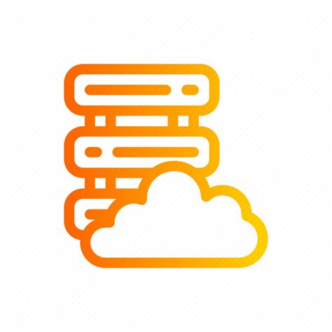 Database Server Hosting Cloud Technology Icon Download On Iconfinder