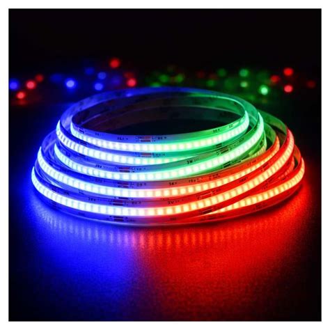 Mw Lighting Uqs‑cob‑14w‑rgb‑12v‑5m Cob Led ‑nauha 14 W M Rgb 12 V