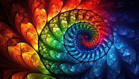 Fractals Geometric Shapes Or Colorful Swirls Multi Color Beautiful View