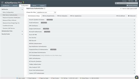Linux多因素身份验证如何设置linux的mfa Adselfservice Plus
