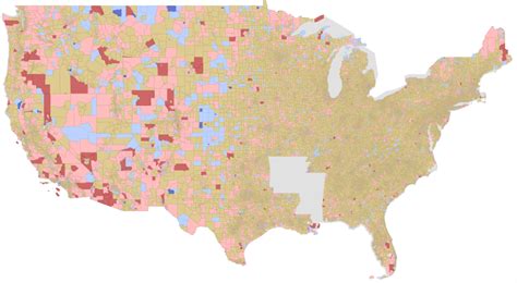 choropleth map of us population density litypay