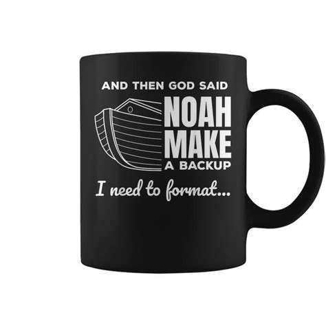 Christian Programmer Data Science Coder Jesus Religious Meme Graphic Print Coffee Mug Monsterry