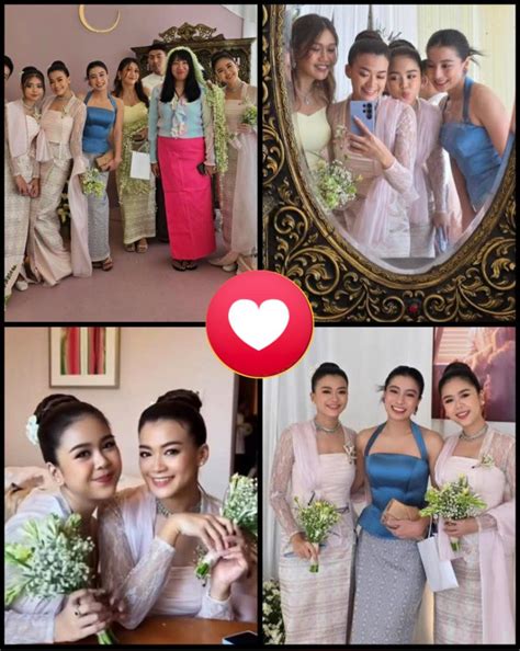 Mama Tv အူဝဲရဲ့ တူမ မင်္ဂလာပွဲမှာ မင်္ဂလာပန်းကြဲတွေအဖြစ် ပါဝင်ခဲ့ကြတဲ့ အချစ်ဆုံး သူငယ်ချင်း ၃