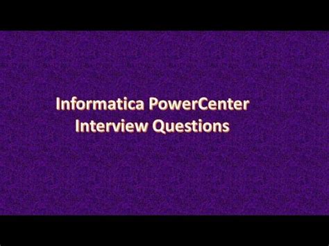 Keerthi Maddineni On Linkedin Informatica Interview Questions And Answers Fullvideo Including