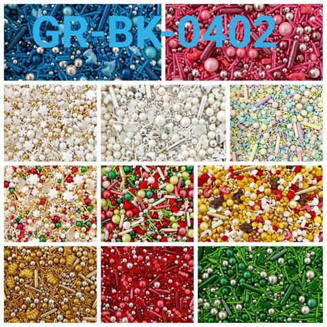 Jual Trimit Springkel Sprinkles 30gr Mutiara Rainbow Merah Hijau Gr Bk 0402 Trimit Springkel