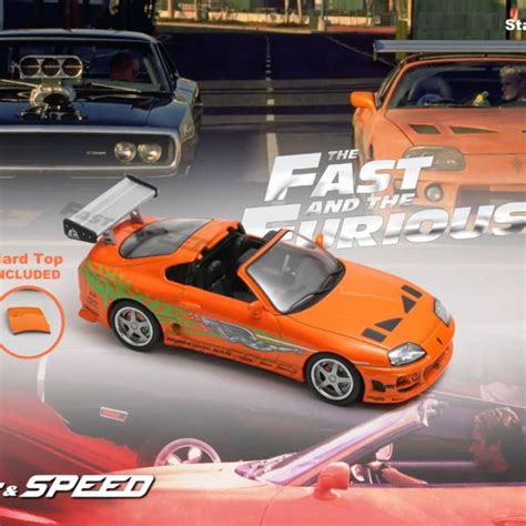 Fast Speed Toyota Supra A80 Targa Fast And Furious Version Miniature