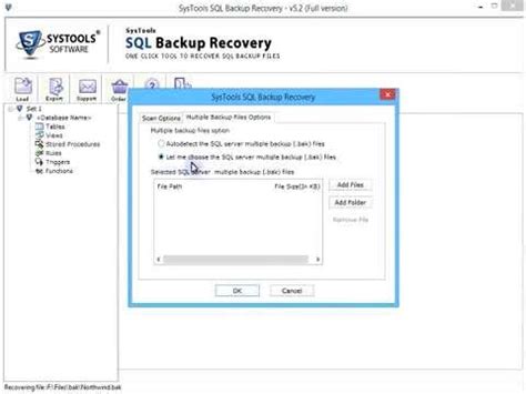 SysTools SQL Backup Recovery Tool YouTube