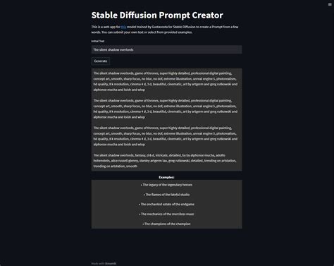 Github Kaludiistable Diffusion Prompt Generator Created For This