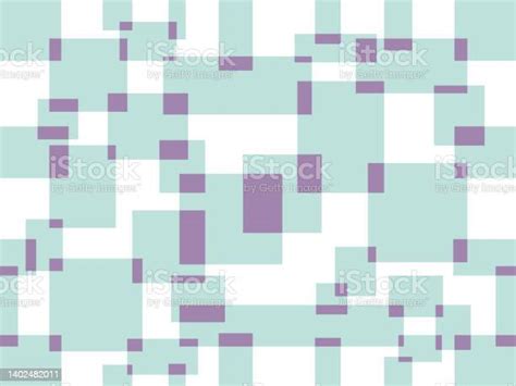 기하학적 추상 이음새가 없는 정사각형 구성 파란색과 보라색 벡터 일러스트 레이 션 정사각형에 대한 스톡 벡터 아트 및 기타 이미지 정사각형 직사각형 0명 Istock