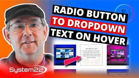 Divi Theme Image To Text Radio Button To Dropdown Text On Hover 👍👈👈