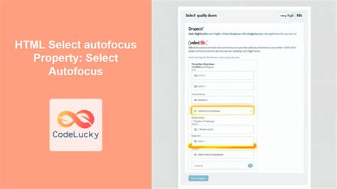 Html Text Autofocus Property Text Input Autofocus Codelucky