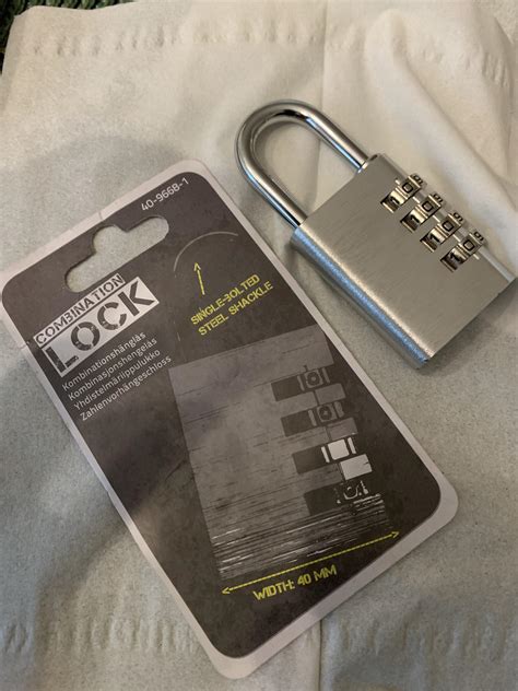 Help Needed To Unlock This New Lock We Locked It Before Setting It Up R Howto