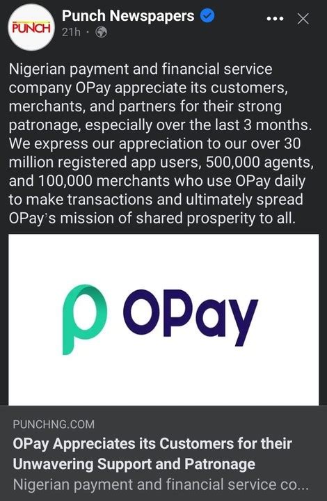 Seemless And Fast Transfers With Opay Business Nigeria