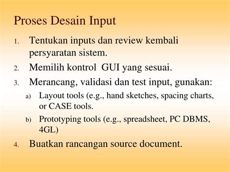 PPT Rancangan Masukan PowerPoint Presentation Free Download ID