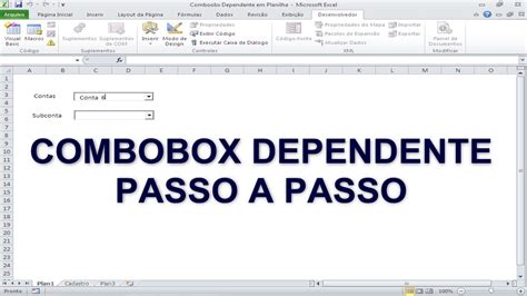 Combobox DEPENDENTE Direto em Planilha Excel via Códigos VBA PASSO a PASSO YouTube